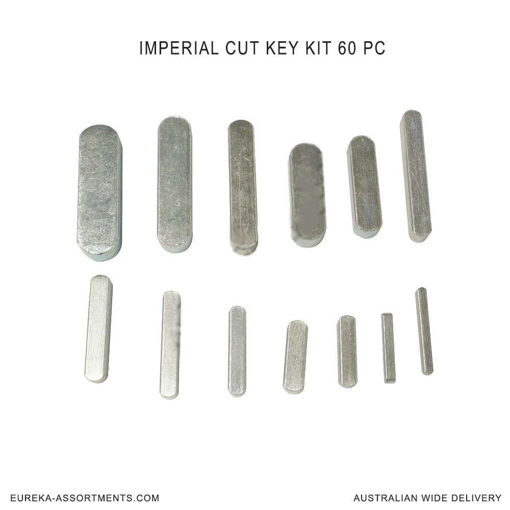 Eureka Assortments Imperial Cut Key Kit 60 pc